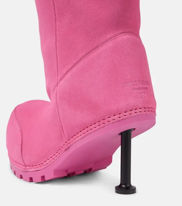 Balenciaga Alaska Suede Knee-high Boots