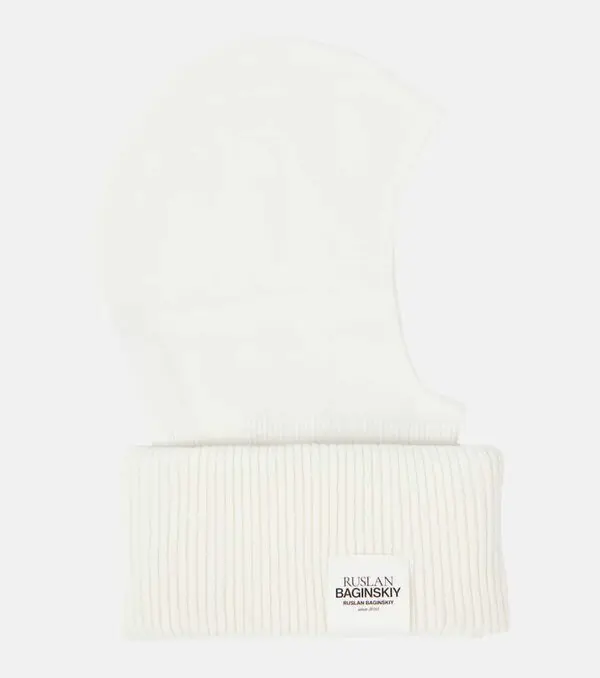 Ruslan Baginskiy Wool-blend Ski Mask - White