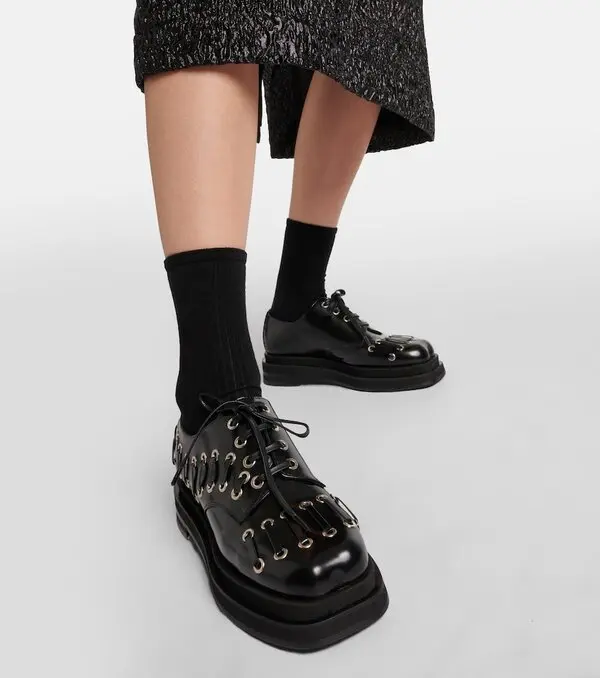 Simone Rocha Leather Platform Brogues