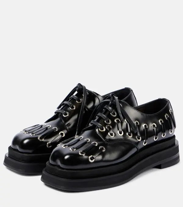 Simone Rocha Leather Platform Brogues