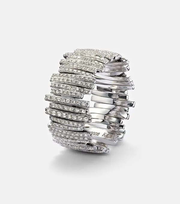 SUZANNE KALAN 18kt White Gold Diamond Ring