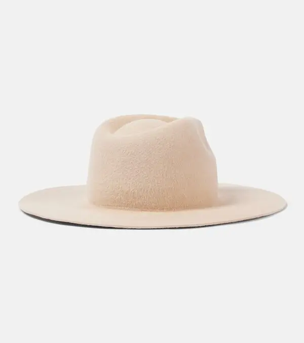 Ruslan Baginskiy Embellished Shearling Fedora
