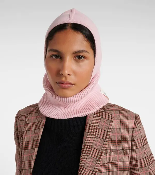 Ruslan Baginskiy Wool-blend Ski Mask - Pink