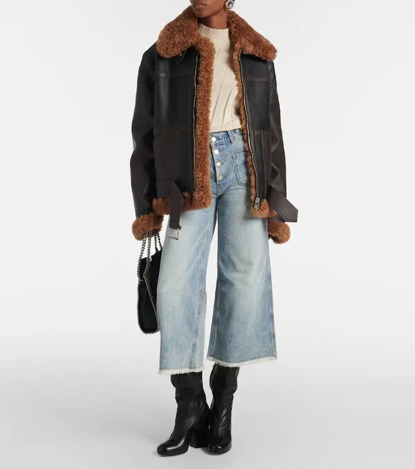 Stella McCartney High-rise Cropped Flare Jeans