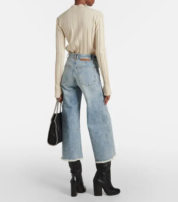 Stella McCartney High-rise Cropped Flare Jeans