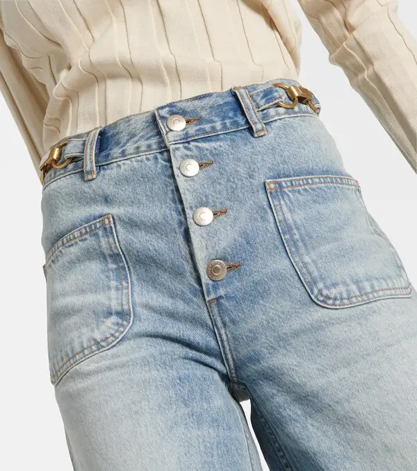 Stella McCartney High-rise Cropped Flare Jeans