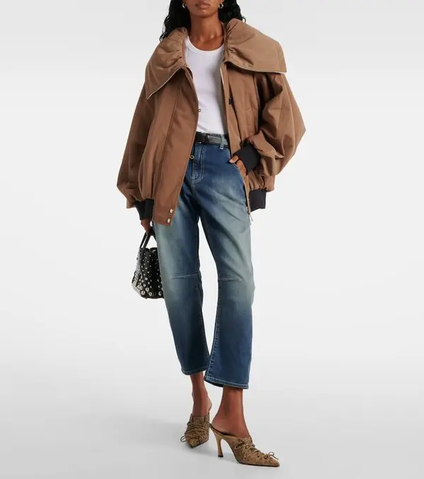 Ag High-rise Barrel-leg Jeans