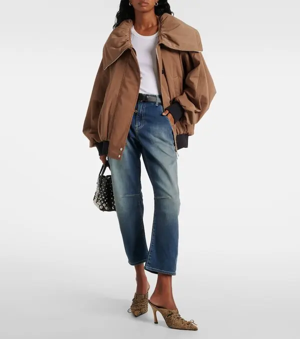 Ag High-rise Barrel-leg Jeans