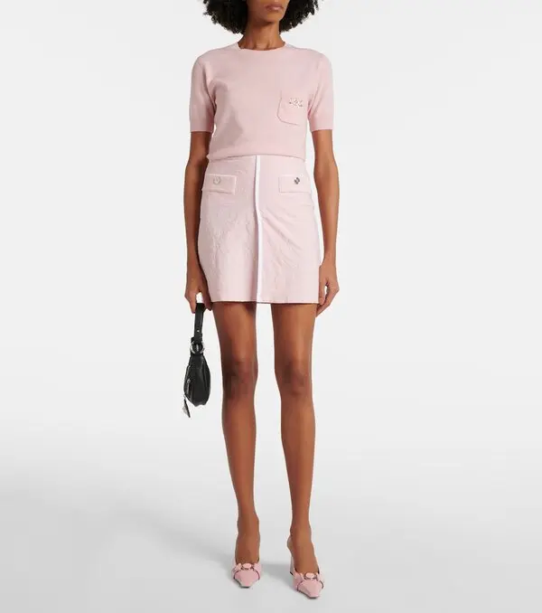 Versace Barocco Terry Miniskirt