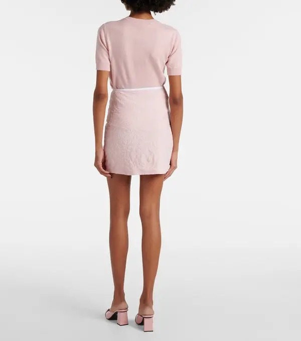 Versace Barocco Terry Miniskirt
