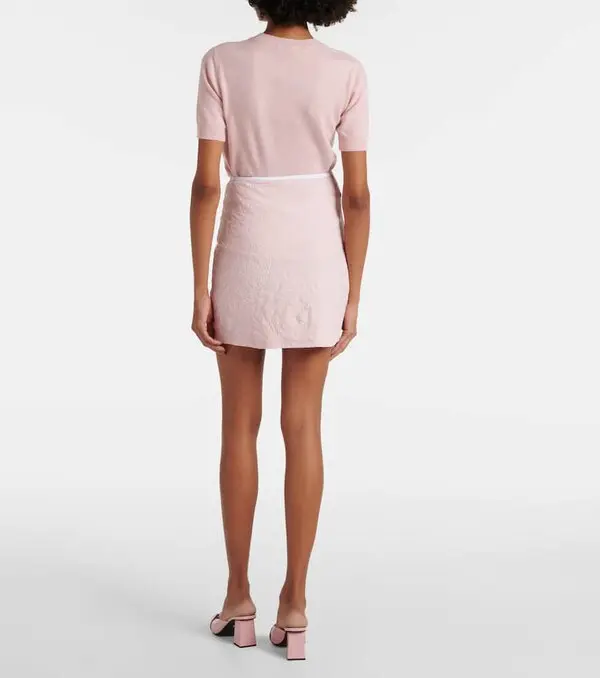 Versace Barocco Terry Miniskirt