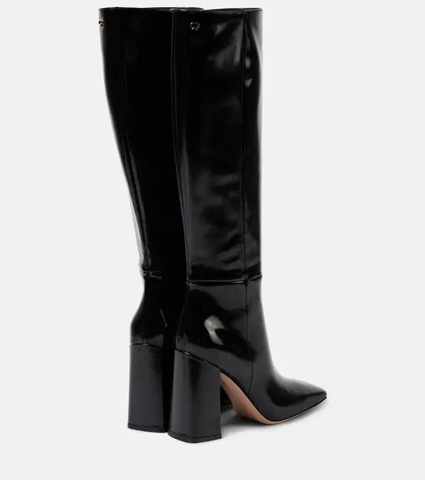 GIANVITO ROSSI Patent Leather Knee-high Boots