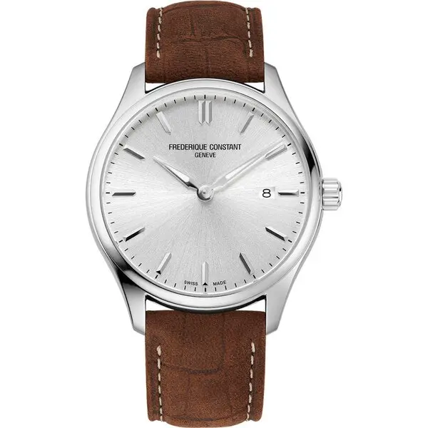 FREDERIQUE CONSTANT Classic Strap Watch - Silverone
