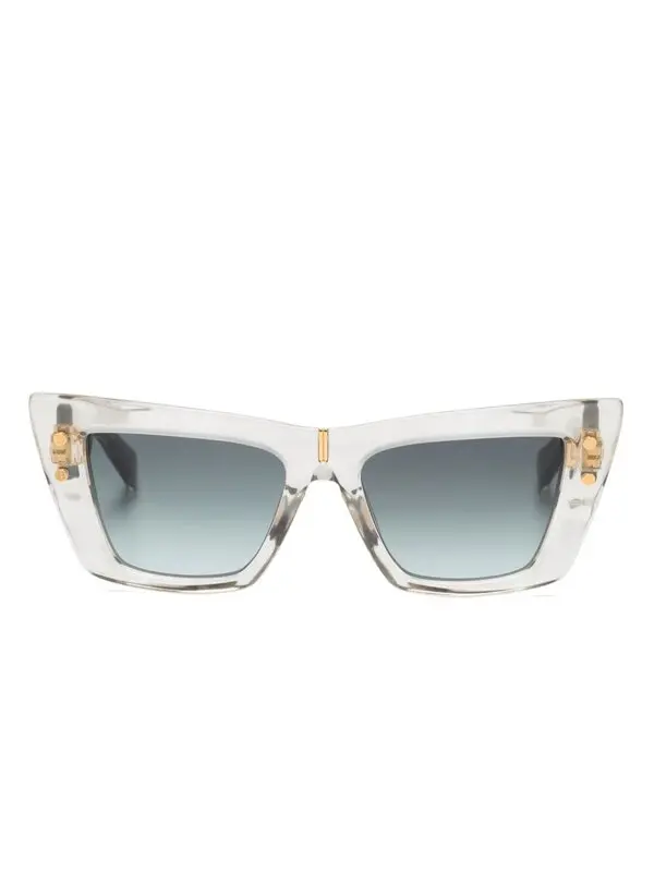 Balmain Cat-eye Frame Sunglasses - Gold