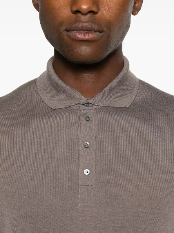 DRUMOHR Merino Wool Polo Shirt