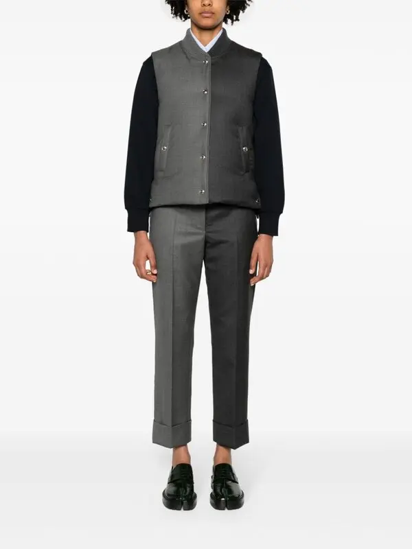 Thom Browne Tapered-leg Wool Trousers