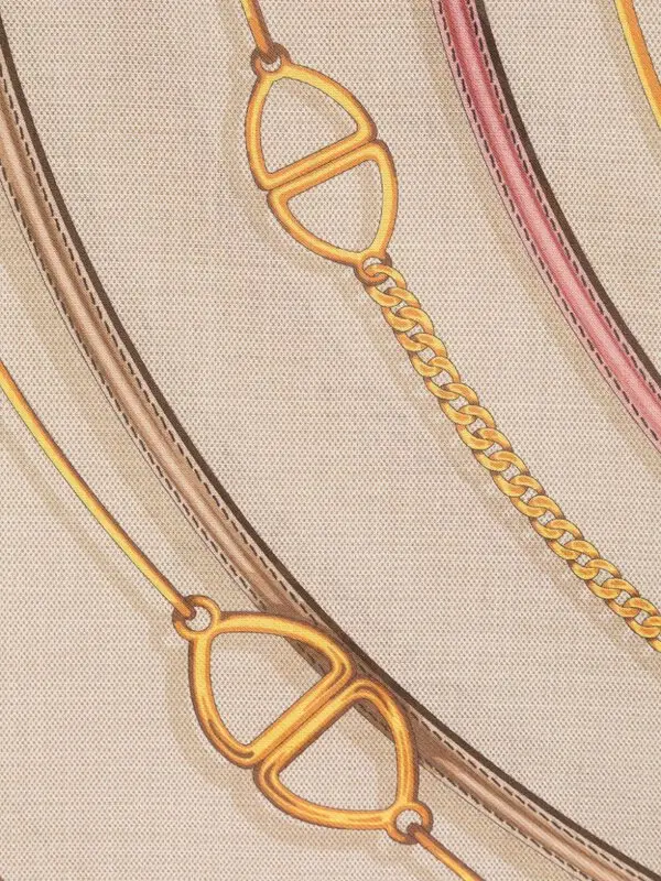 Gucci Sl Circle Belts Frayed Scarf