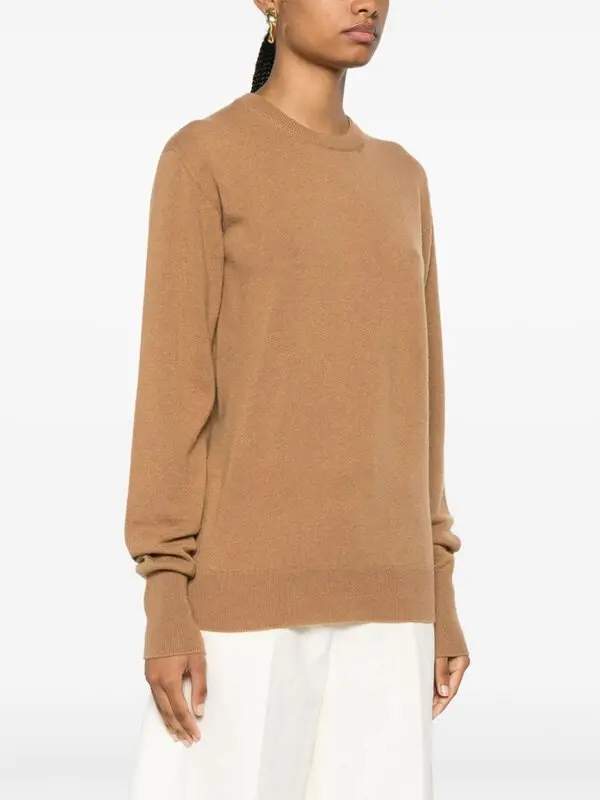 JIL SANDER Crew-neck Cashmere Jumper - Neutrals