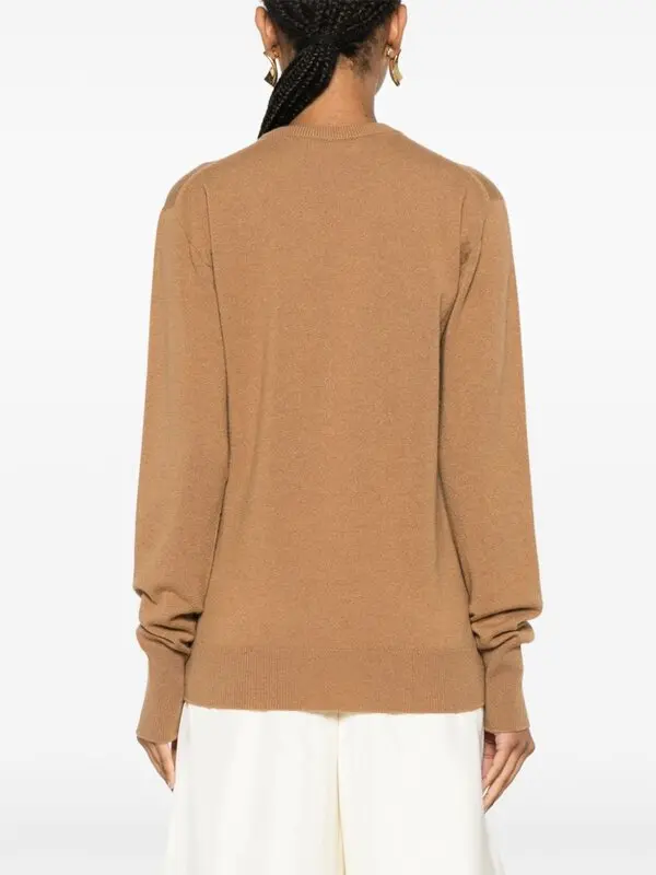 JIL SANDER Crew-neck Cashmere Jumper - Neutrals
