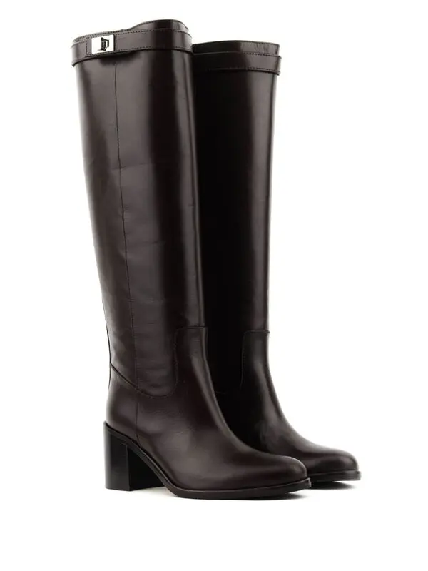 PAUL WARMER 65mm Almond-toe Boots