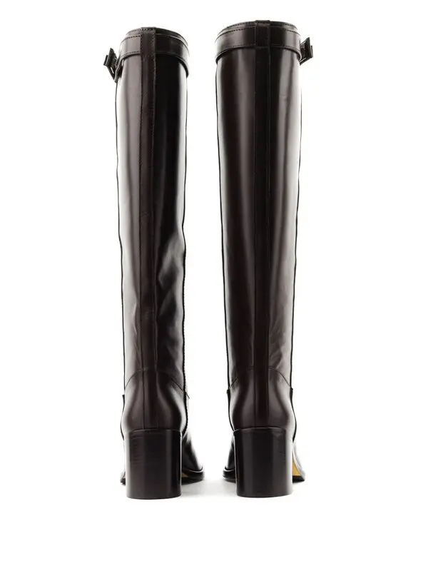 PAUL WARMER 65mm Almond-toe Boots