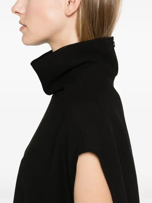 Rick Owens Roll-neck Crepe Top