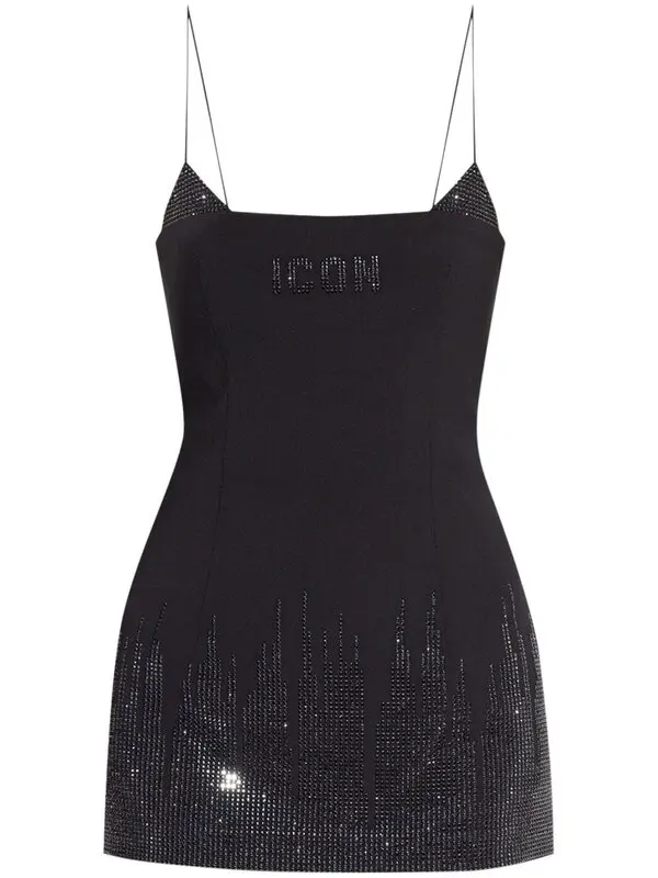 Dsquared2 Icon Rhinestone-embellished Mini Dress