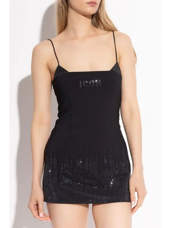 Dsquared2 Icon Rhinestone-embellished Mini Dress