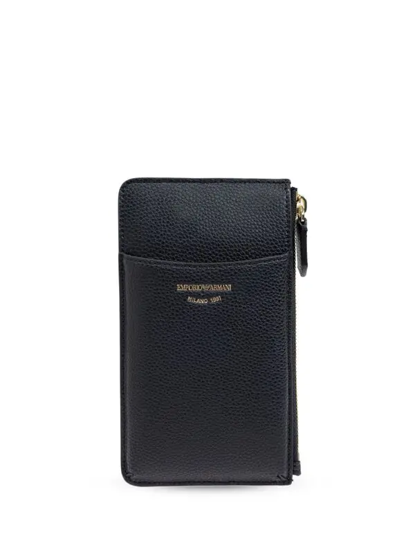 Emporio Armani Myea Zipped Purse - Black