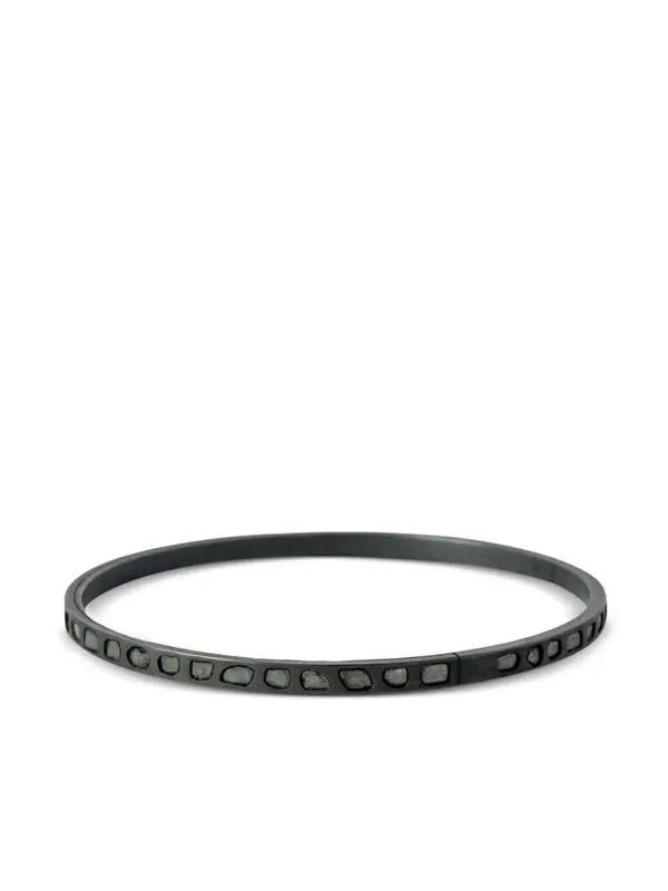 PARTS OF FOUR Sistema Bangle Bracelet - Black