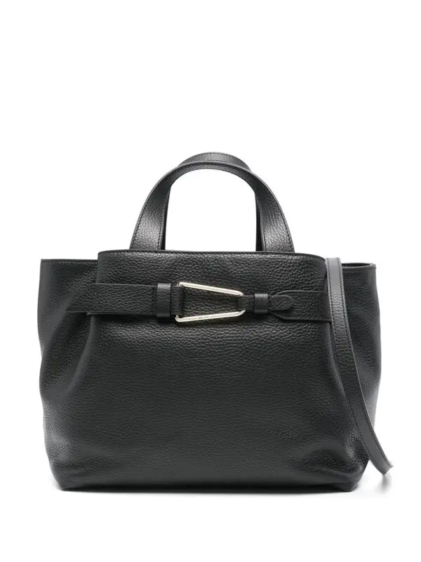 COCCINELLE Folded-detailing Tote Bag - Black