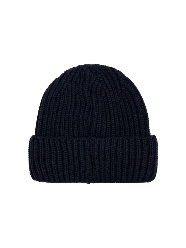 Emporio Armani Logo-patch Knitted Beanie