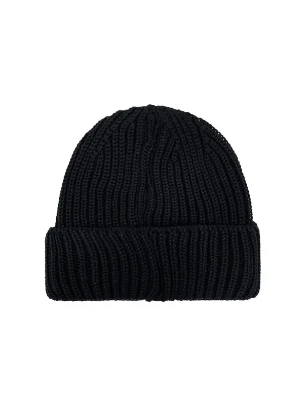 Emporio Armani Logo-patch Knitted Beanie