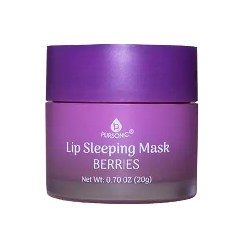 PURSONIC Lip Sleeping Mask 2 Pack- Cherry Blossom & Berries
