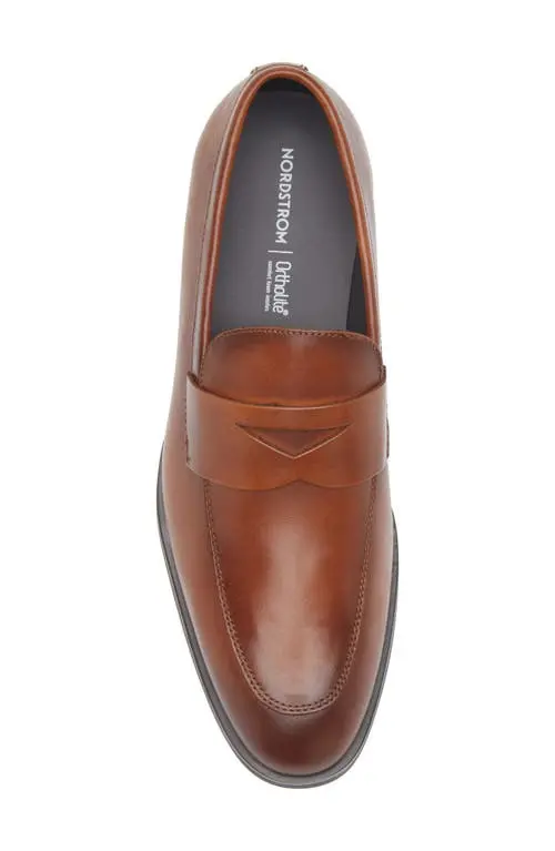 Nordstrom Edward Penny Loafer - Brown Ochre