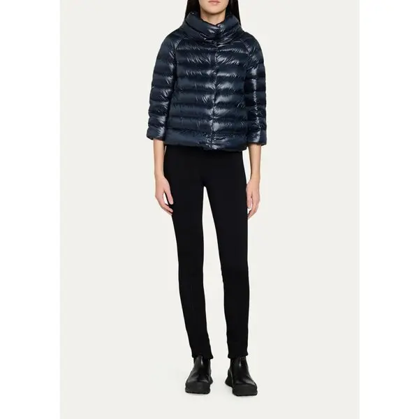 Herno Iconico Piumino Sofia Ultralight Puffer Jacket - 9300 Black