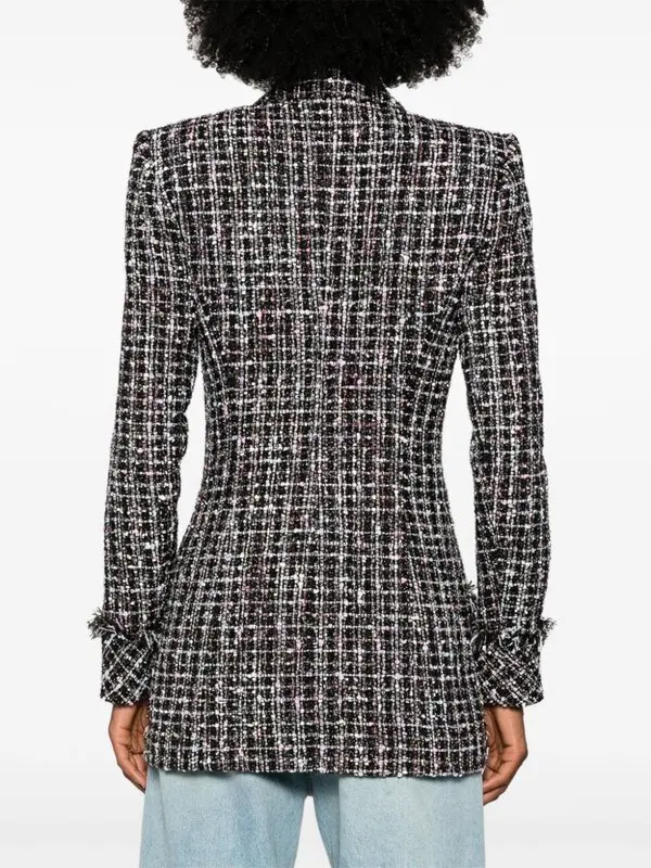 Balmain Single-breasted Tweed Jacket