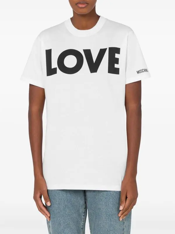 Moschino Love Cotton T-shirt - White