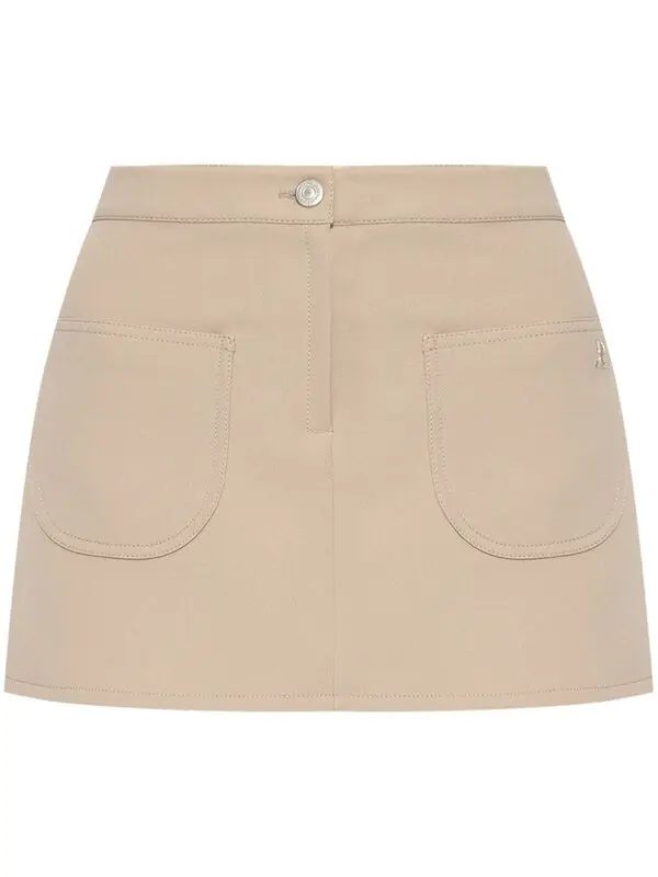COURREGES Logo-appliqué Mini Skirt