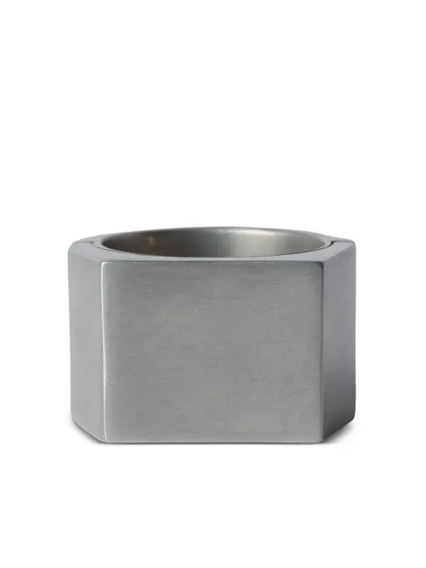 PARTS OF FOUR Sistema Facet Ring - Silver