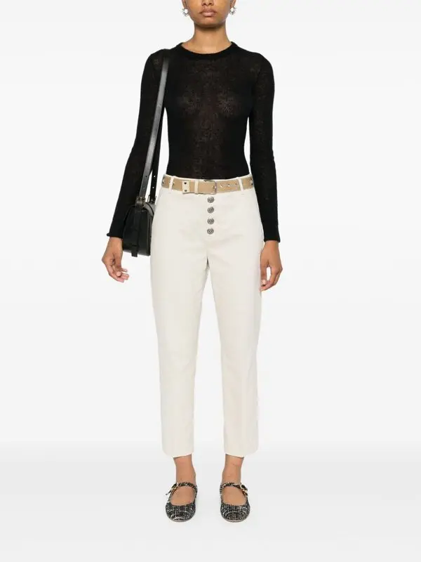 DONDUP Nima Logo-plaque Trousers