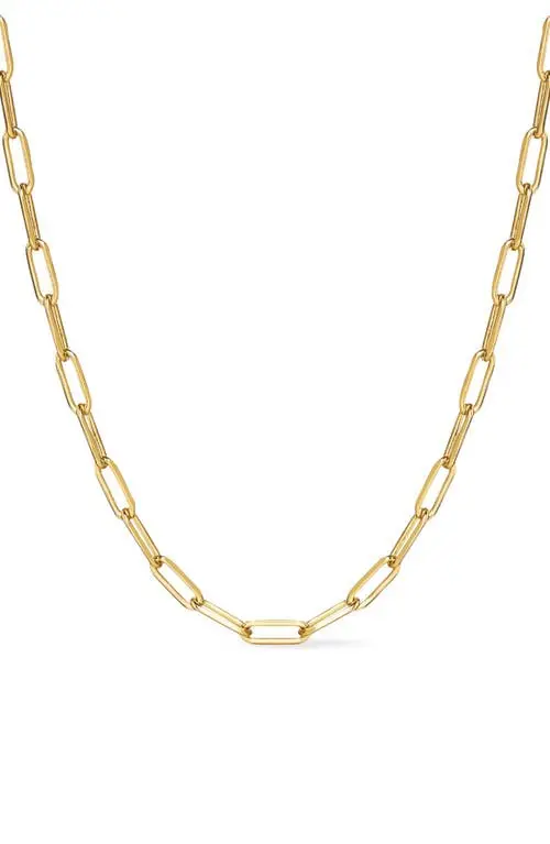 ANA LUISA Laura Bold Link Chain Necklace - Gold