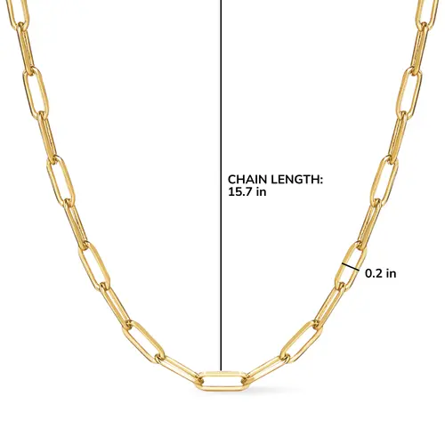 ANA LUISA Laura Bold Link Chain Necklace