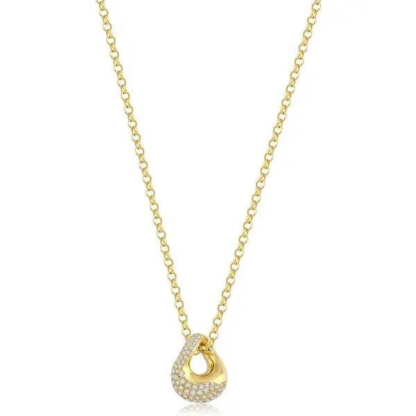 KLOTO Lucid Diamond 18k Pendant Necklace - Gold