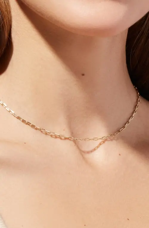 ANA LUISA Laura Slim Link Chain Necklace