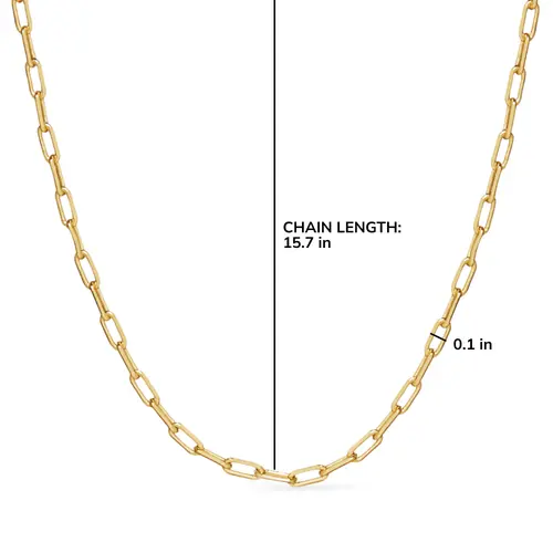 ANA LUISA Laura Slim Link Chain Necklace