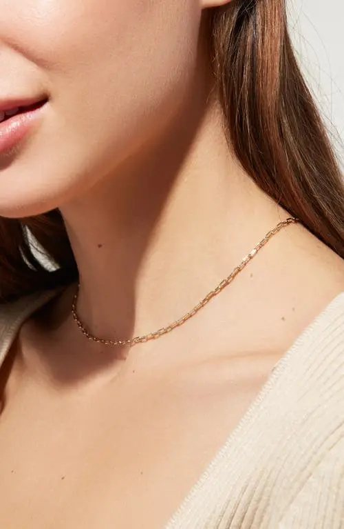 ANA LUISA Laura Slim Link Chain Necklace