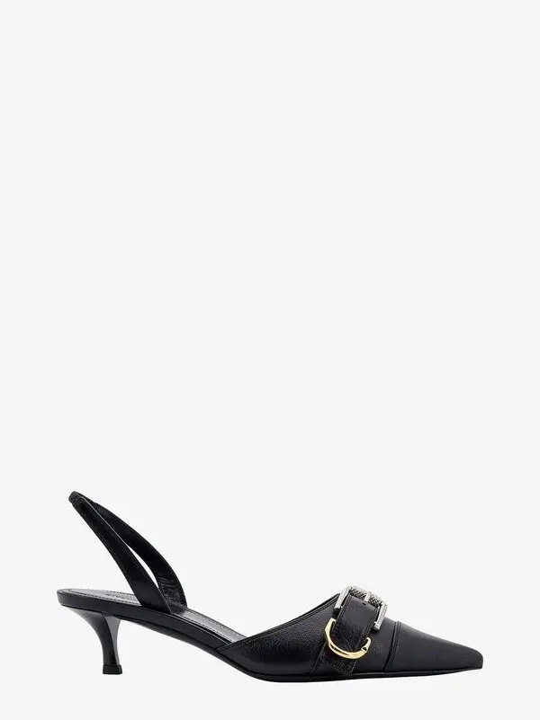 Givenchy Voyou Leather Slingback - Black