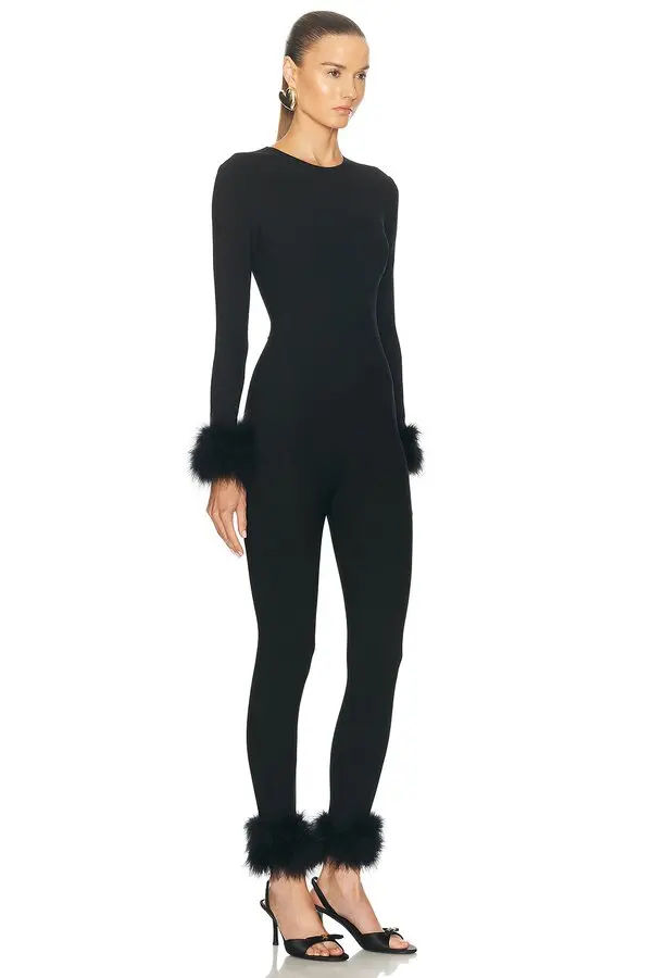 Blumarine Feather Jumpsuit