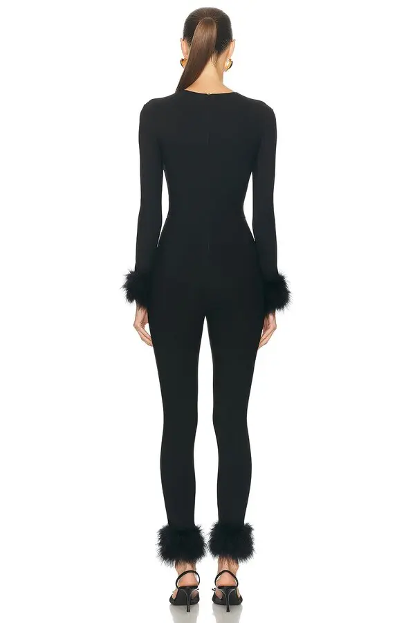 Blumarine Feather Jumpsuit